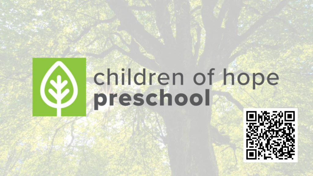 Children of Hope Preschool Registrations 2024-25 - New Hope Church